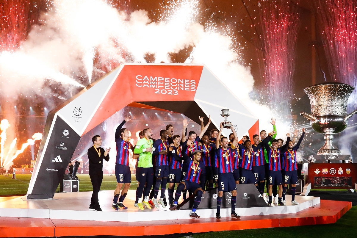 Why is the Spanish Super Cup being played in Saudi Arabia?