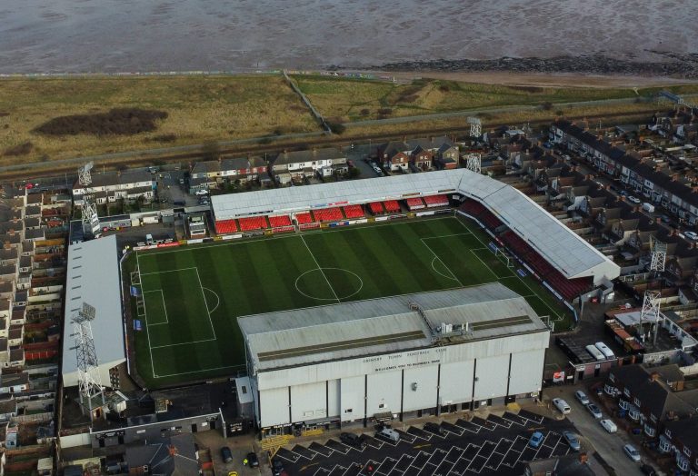 Highest and lowest altitude football stadiums in the UK