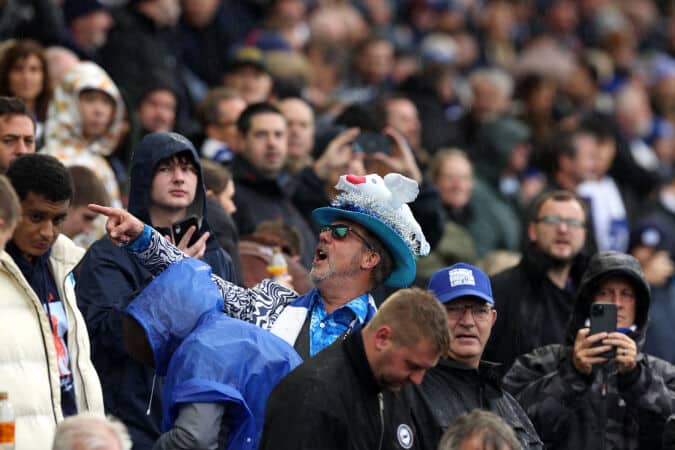 Wounded Brighton fan receives hero welcome at the Stadio Olimpico