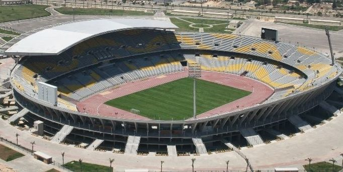 What are the 13 biggest stadiums in Africa?