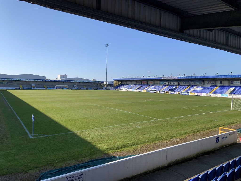 Highest and lowest altitude football stadium in the UK