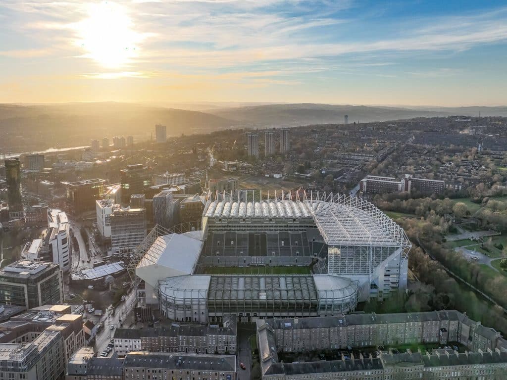 Newcastle United's 70,000-seater stadium next to St James' Park now the ...