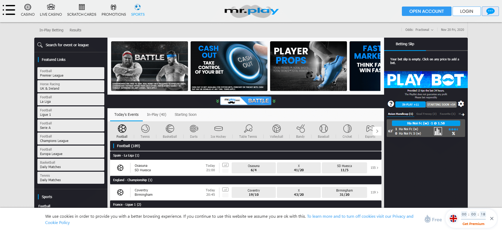 Mr Play 100% Match Bonus with the bonus code (Jan 2025)