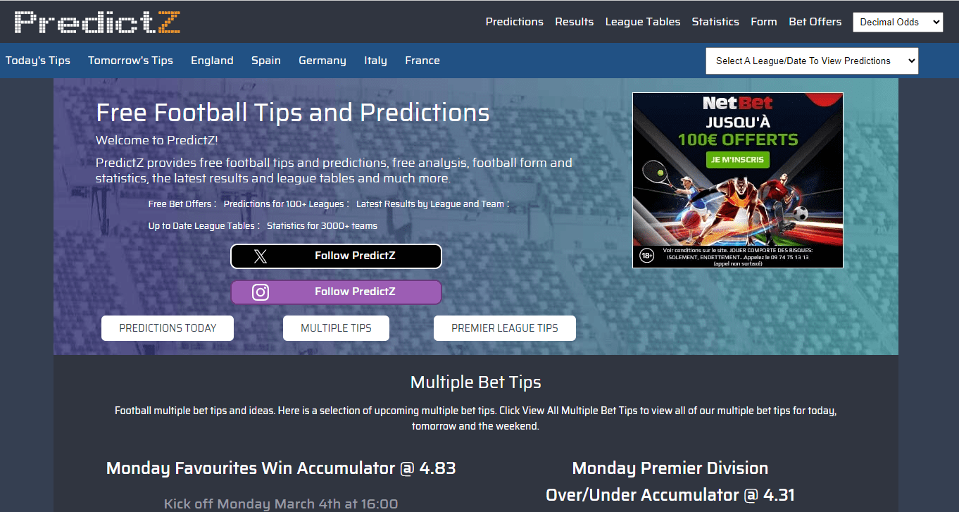 Top 5 Prediction Site: best betting prediction sites