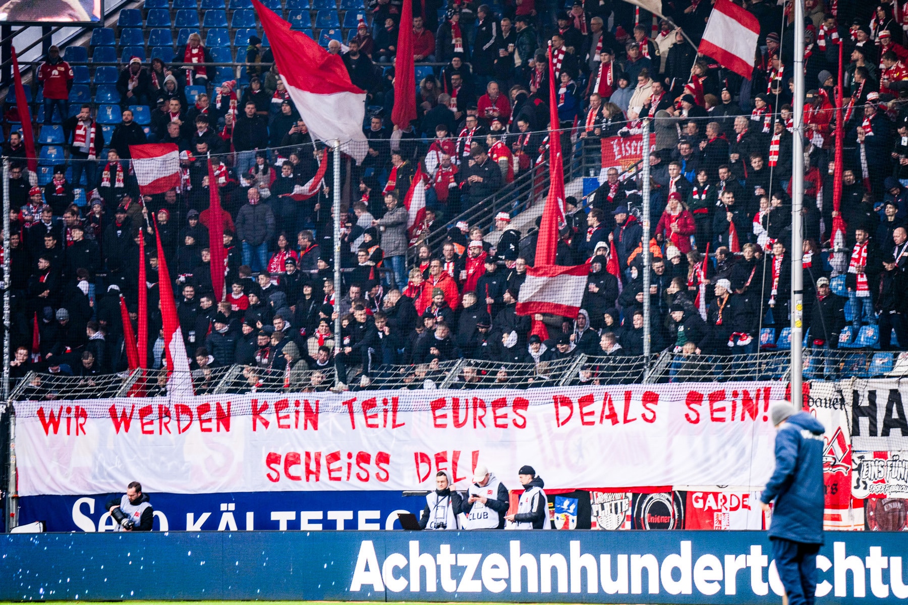 German fans are launching Bundesliga protests because...