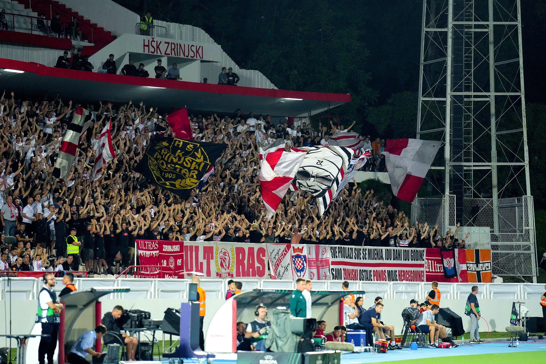Zrinjski Mostar away section: Guide for Aston Villa fans