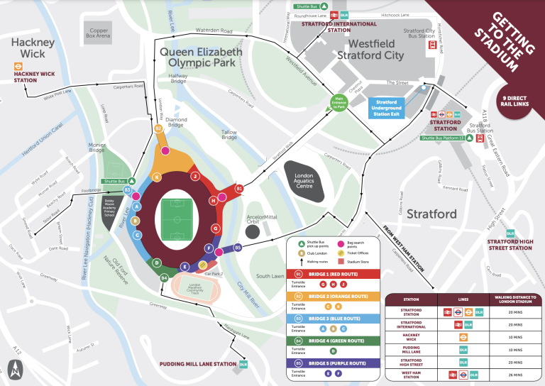 West Ham United | London Stadium | Former Olympics Host | Football ...