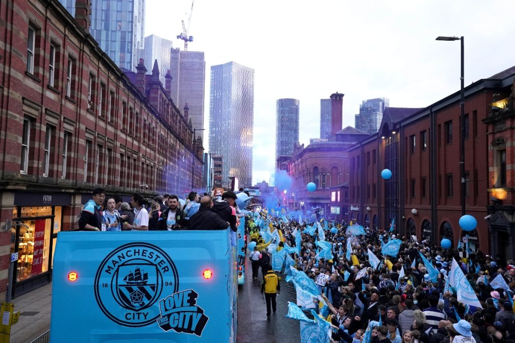 Man City parade falls flat despite club making history