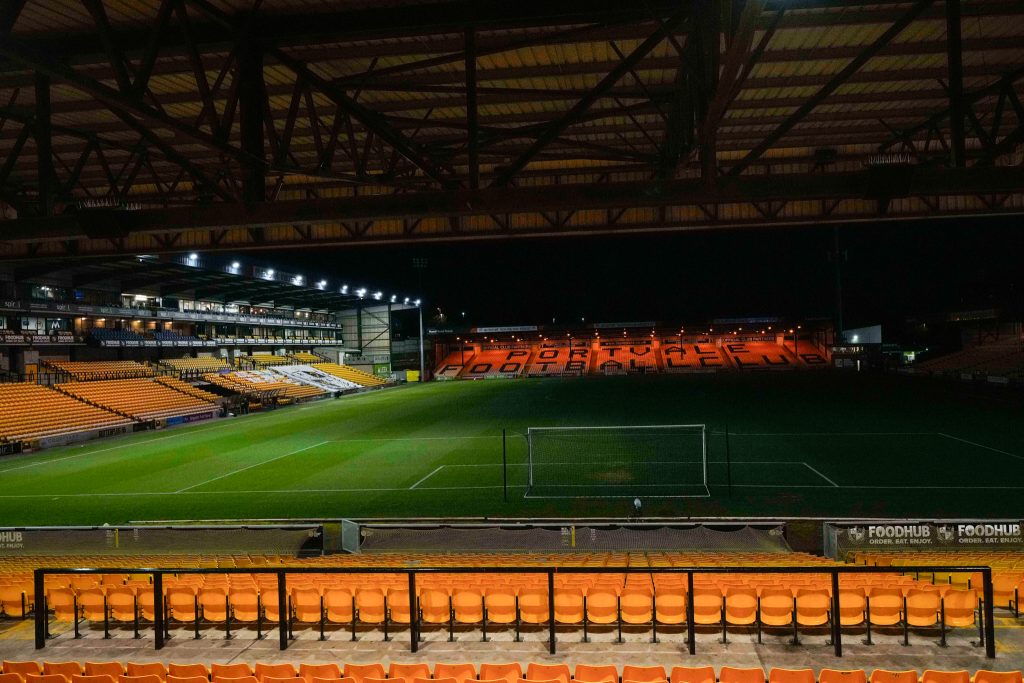 Highest and lowest altitude football stadium in the UK